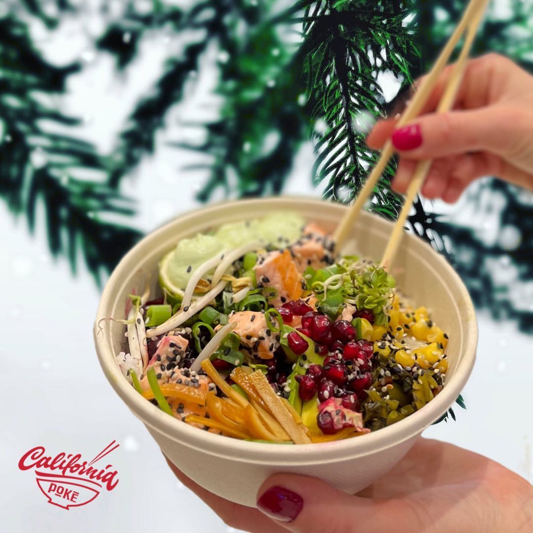 Save California Poké Bár Opera VEGETÁRIÁNUS Poké + Ital + Desszert ...